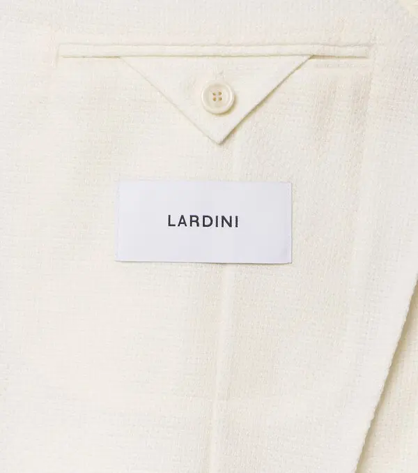 LARDINI Wool, Linen, And Silk Blazer