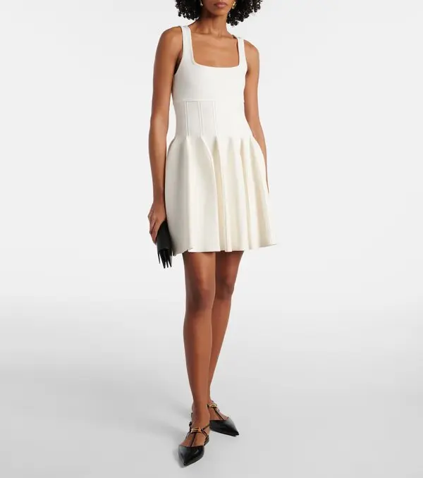 Simkhai Elektra Corset Dress - White