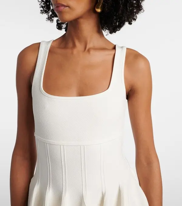 Simkhai Elektra Corset Dress - White