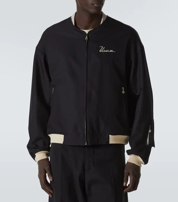 Visvim Souvenir Reversible Bomber Jacket In Black - 30% Off