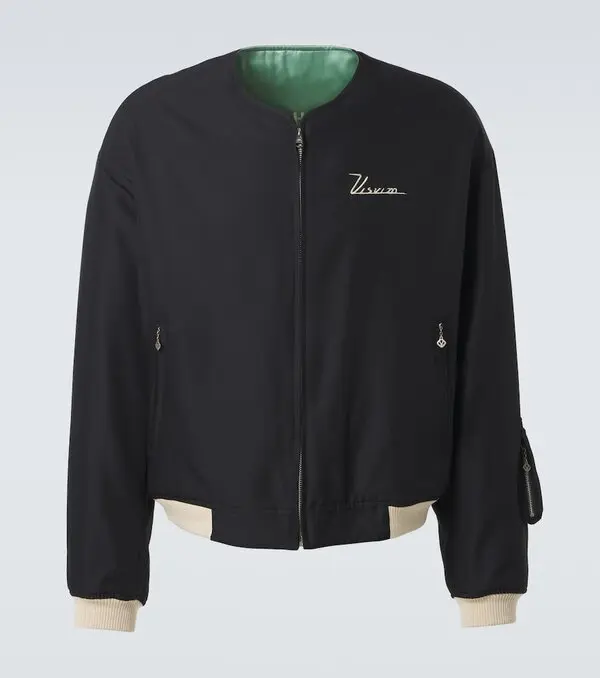 Visvim Souvenir Reversible Bomber Jacket - Black