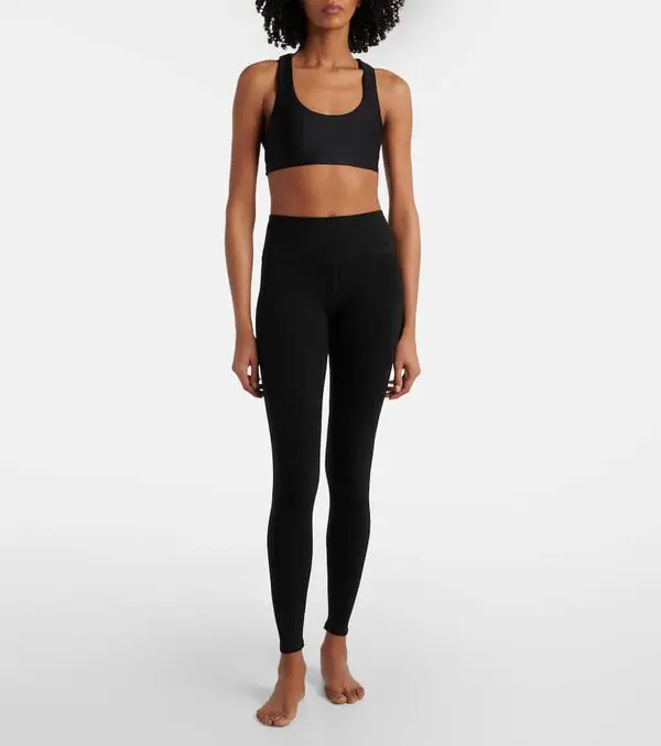 Alo Yoga Alosoft Lounge High-rise Leggings - Black