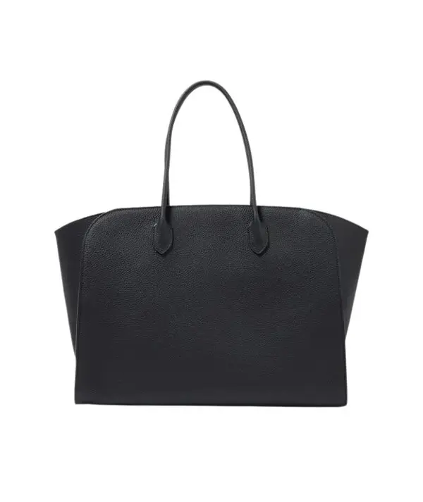 THE ROW Marlo Large Leather Tote Bag - Black