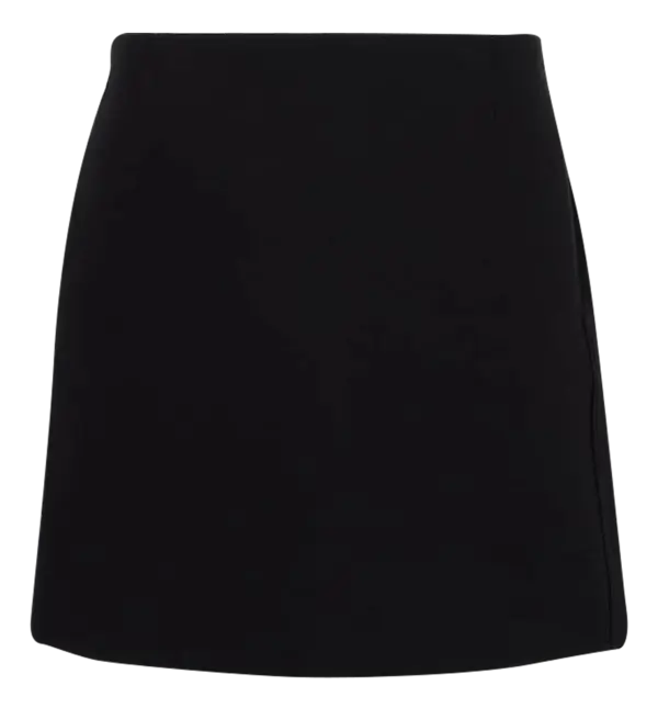 TOTEME Crêpe Miniskirt - Black