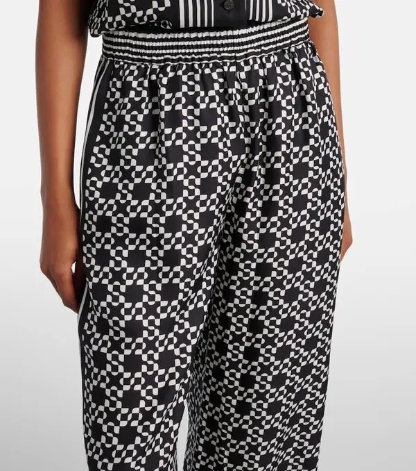 Simkhai Zuna Printed Wide-leg Pants