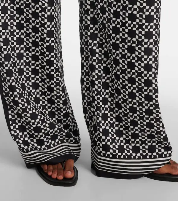 Simkhai Zuna Printed Wide-leg Pants