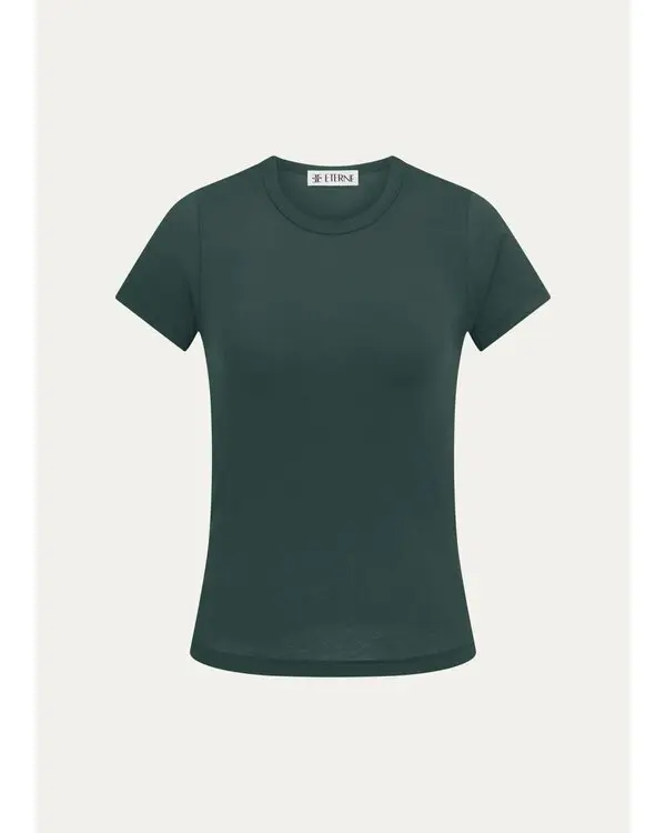 Eterne Fitted Short-sleeve T-shirt - Forest