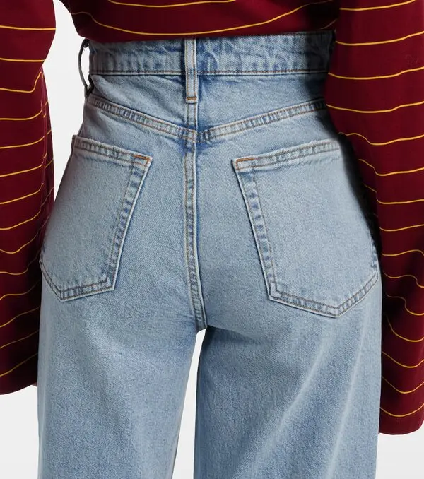 FRAME The Wide High-rise Wide-leg Jeans