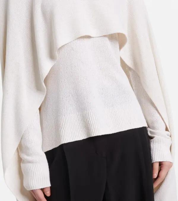 TOTEME Knitted Silk Cape