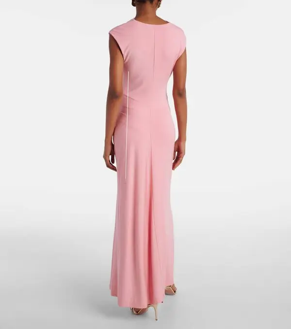 Simkhai Acacia Ruched Maxi Dress - Pink