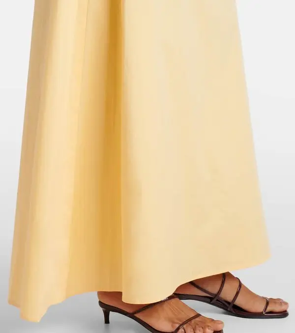 Staud Phare One-shoulder Maxi Dress - Yellow