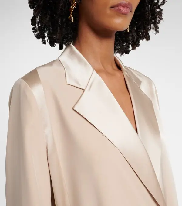 JOSEPH Amelia Silk Satin Jacket