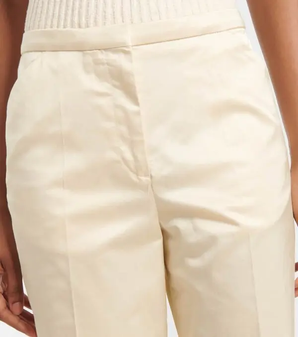 TOTEME Cotton-blend Straight-leg Trousers