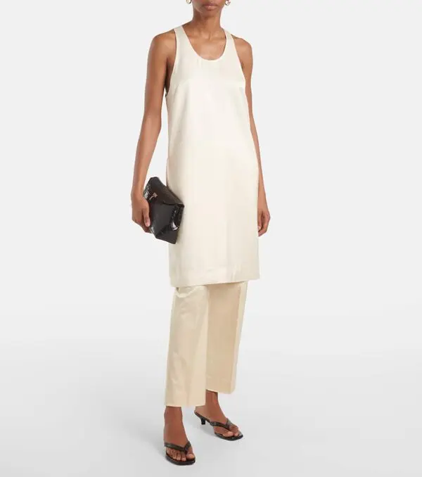 TOTEME Cotton-blend Straight-leg Trousers