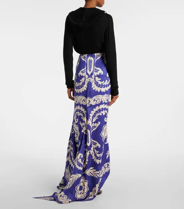 Etro Printed Maxi Skirt