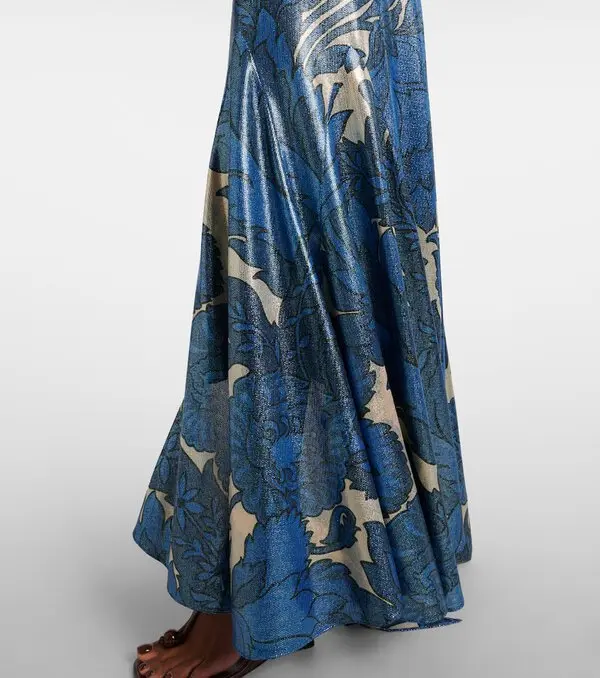 Etro Printed Asymmetric Maxi Skirt