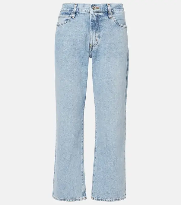 FRAME The Hang High-rise Straight Jeans