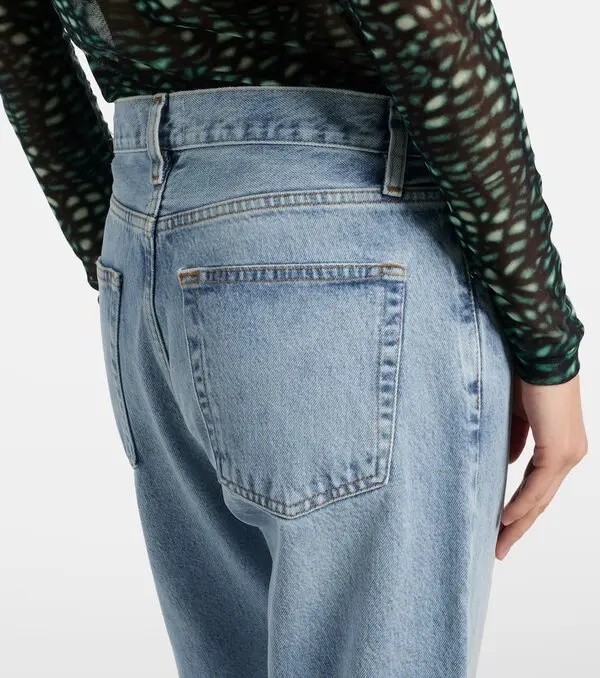 FRAME The Hang High-rise Straight Jeans