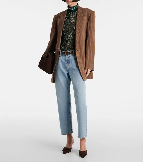 FRAME The Hang High-rise Straight Jeans