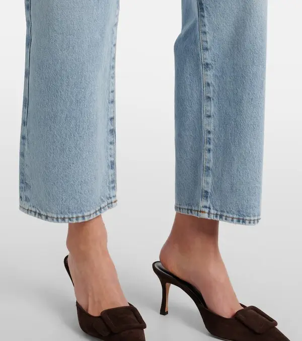 FRAME The Hang High-rise Straight Jeans