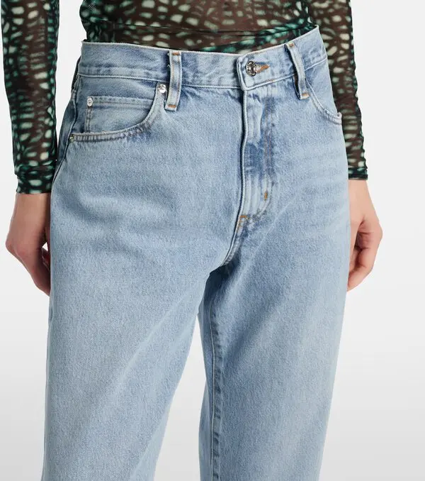 FRAME The Hang High-rise Straight Jeans