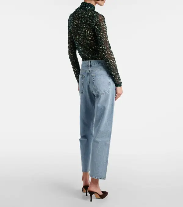 FRAME The Hang High-rise Straight Jeans