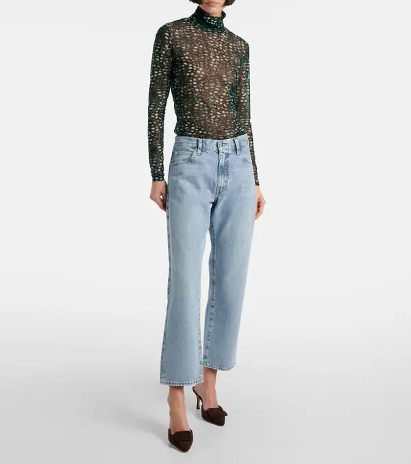 FRAME The Hang High-rise Straight Jeans