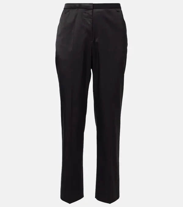 TOTEME Cotton-blend Straight Trousers