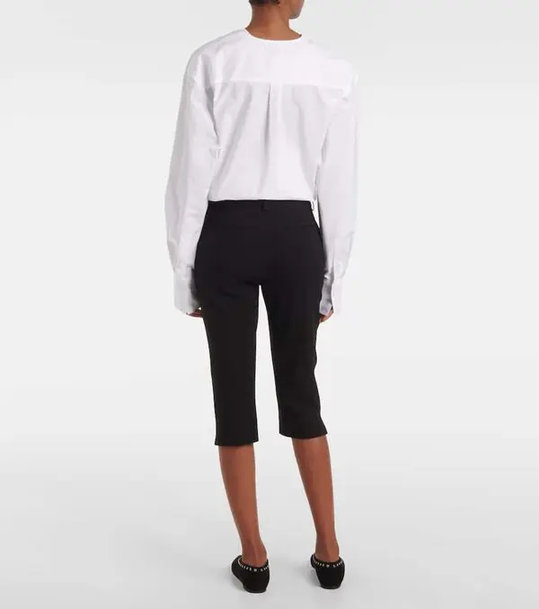 TOTEME Wool-blend Capri Trousers
