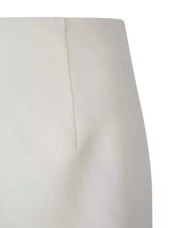 Roland Mouret Crepe Midi Skirt - White