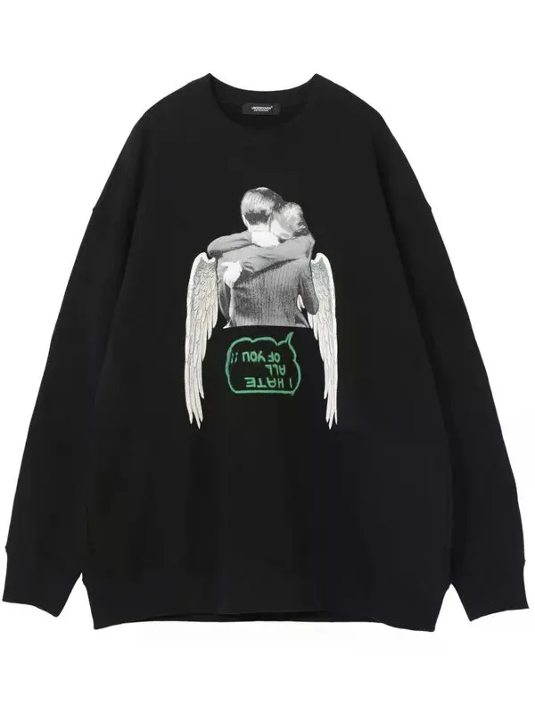 UNDERCOVERISM Illustration-print Sweatshirt - Black