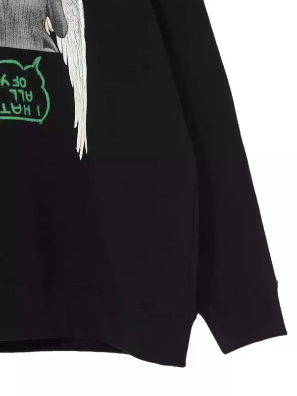 Undercover Illustration-print Sweatshirt - Black