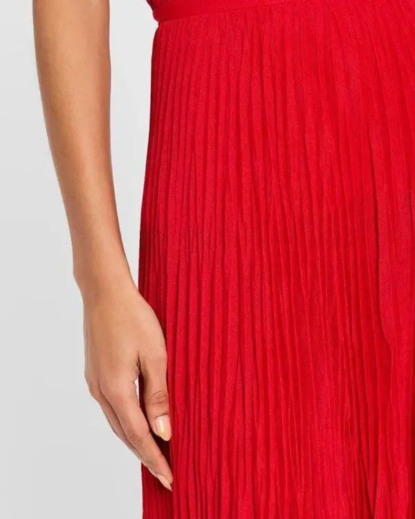 Proenza Schouler White Label Proenza Schouler Pswl Rosalyn Pleated Jersey Skirt - Red