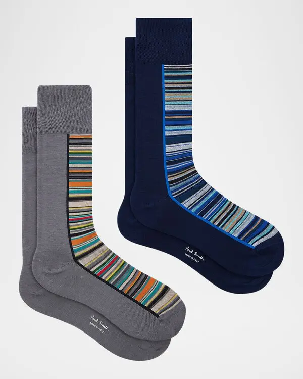 Paul Smith Signature Stripe Crew Socks Set - Pattern