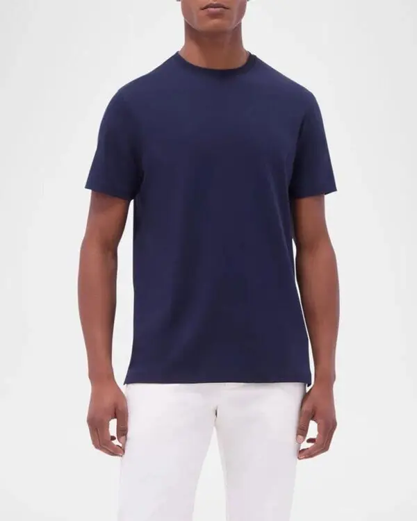 Bugatchi Apos;s Hank Short-sleeve Crewneck Tee - Navy