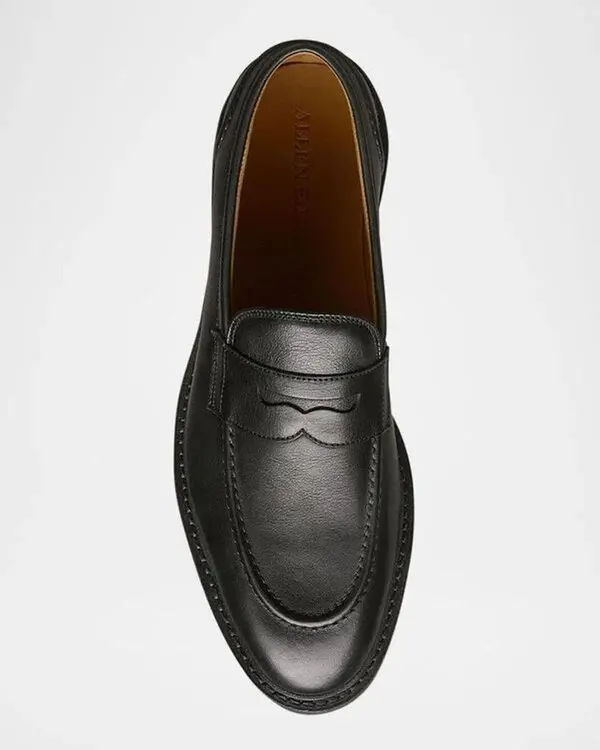 Allen Edmonds Randolph Verse Leather Penny Loafers - Black