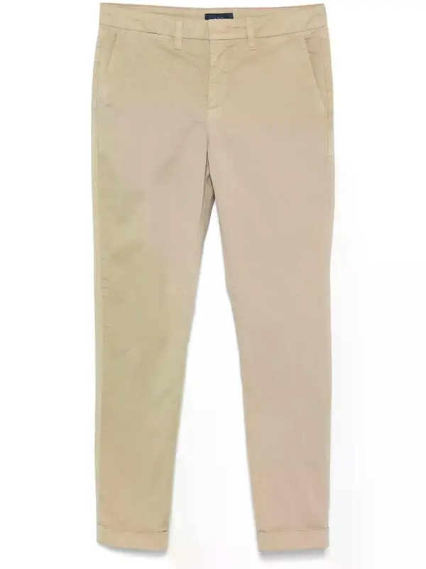 FAY Slim-cut Gabardine Trousers