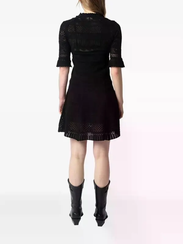 Zadig&Voltaire Memphisa Mini Dress - Black