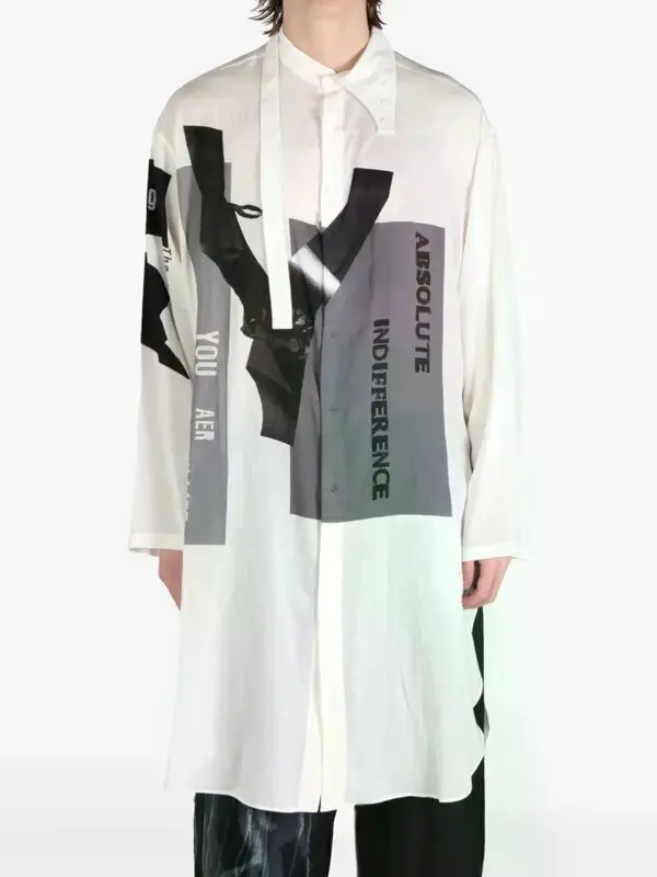 Yohji Yamamoto Printed Shirt