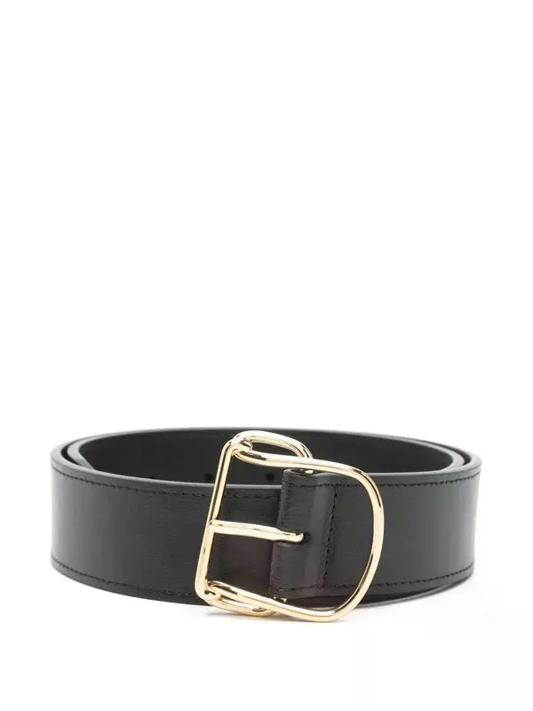 TOTEME Swirl Leather Belt - Black