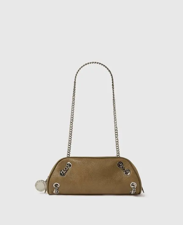 Stella McCartney Falabella Bowling Shoulder Bag - Olive