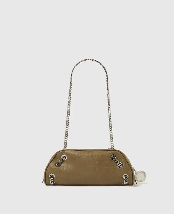 Stella McCartney Falabella Bowling Shoulder Bag - Olive