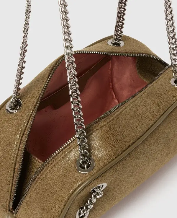 Stella McCartney Falabella Bowling Shoulder Bag - Olive