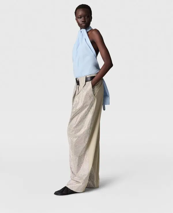 Stella McCartney Halterneck Paneled Top