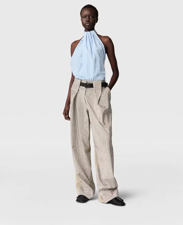 Stella McCartney Halterneck Paneled Top