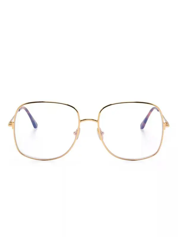 TOM FORD Oversize-frame Glasses - Gold