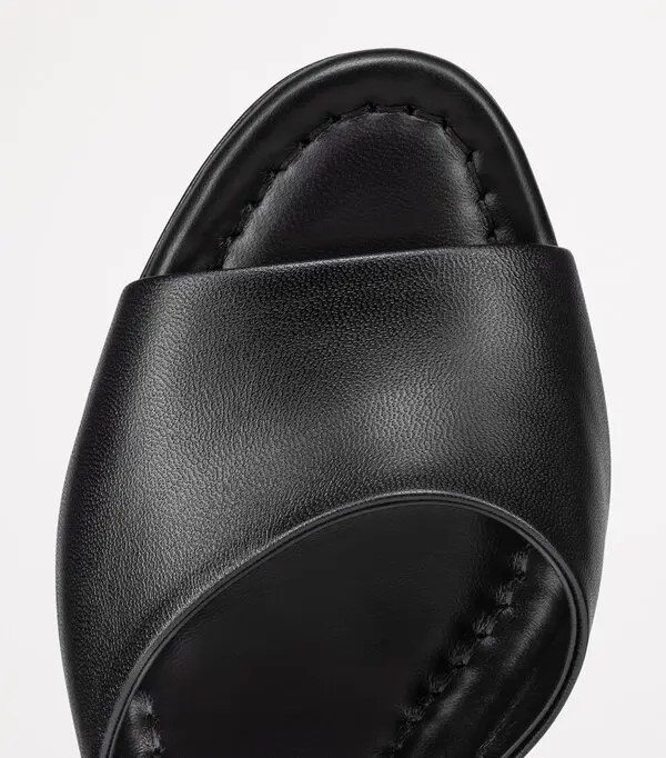 CHRISTIAN LOUBOUTIN Jane Leather Mules 55 - Black