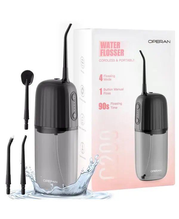 HEATDAZ Operan Wireless Water Flosser - Black