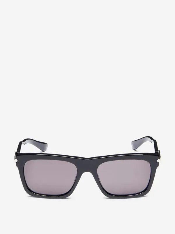 Alexander McQueen Rectangular T-bar Sunglasses - Straight Jeans