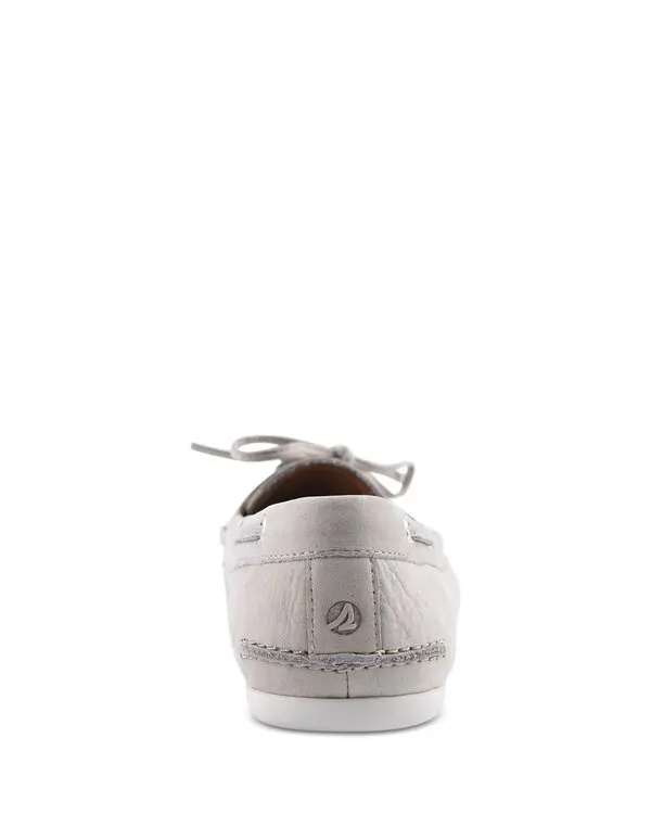 Sperry Slimboat Boat Shoes - Light Grey